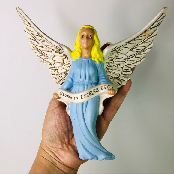 Holland Mold | Wall Decor | Vintage Holland Mold Nativity Ceramic Angel ...